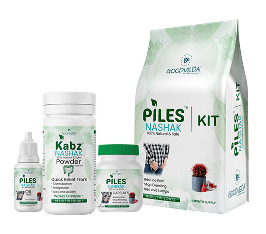 Goodveda Piles Care Kit - Get Rid of Piles Pain Naturally